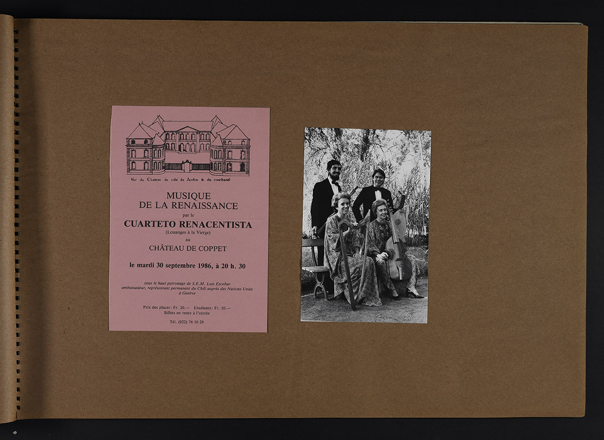 Afiche : Musique de la Renaissance par le Cuarteto Renacentista ...